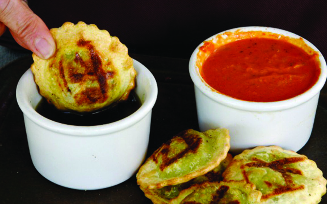 Grilled Fresh Ravioli - GrillGrate