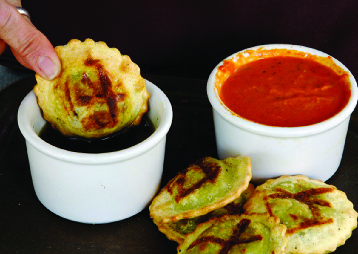 Grilled Fresh Ravioli - GrillGrate