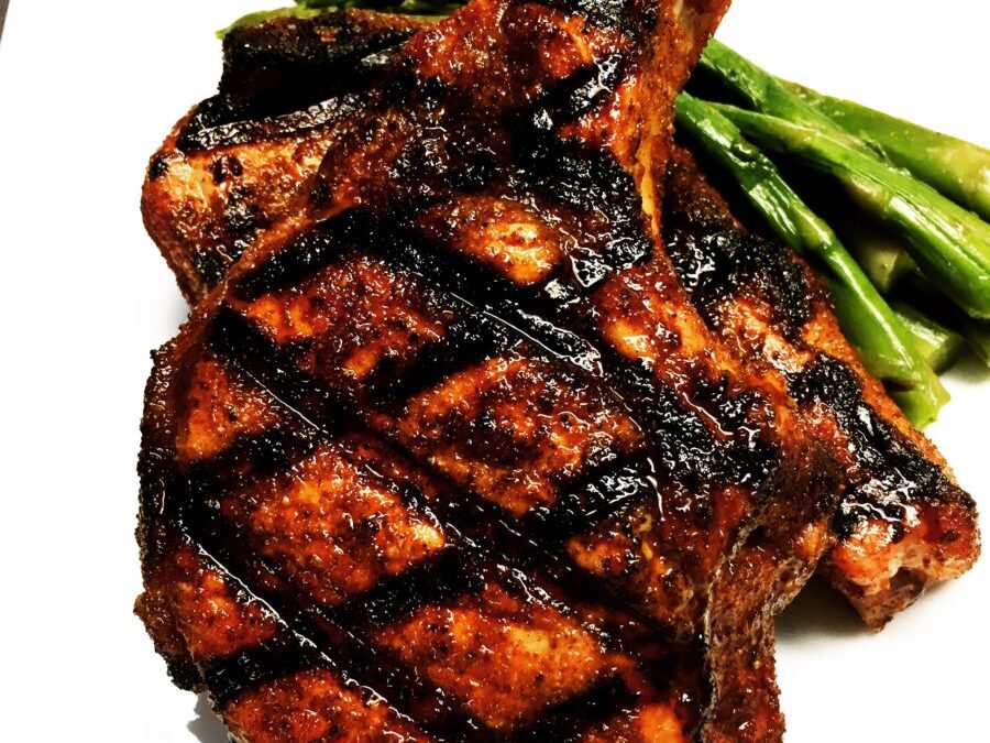 Beer Brined Grilled Pork Chops by Ray Sheehan - GrillGrate