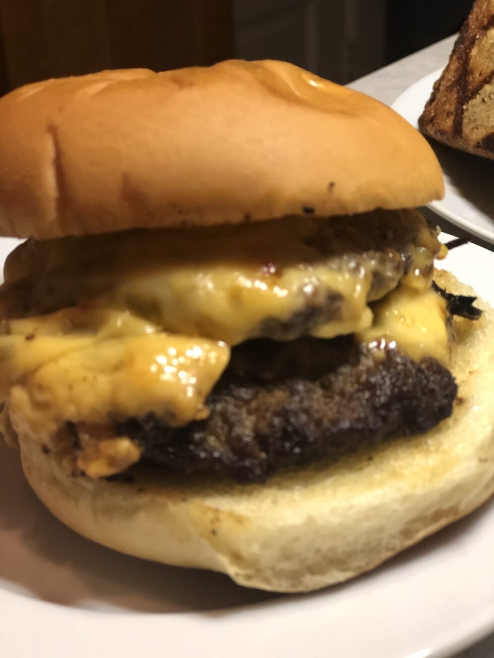 Grilled Smash Burger in an Air Fryer | GrillGrate